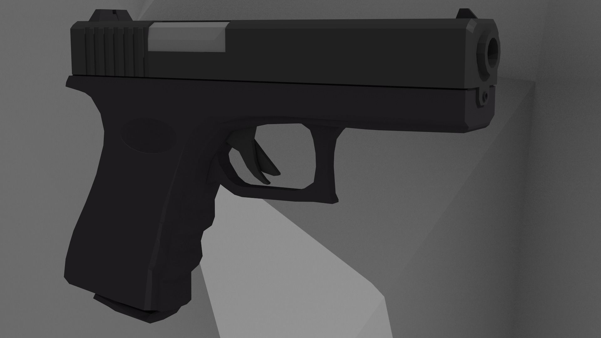 3D model Low-Poly Glock 19 VR / AR / low-poly | CGTrader