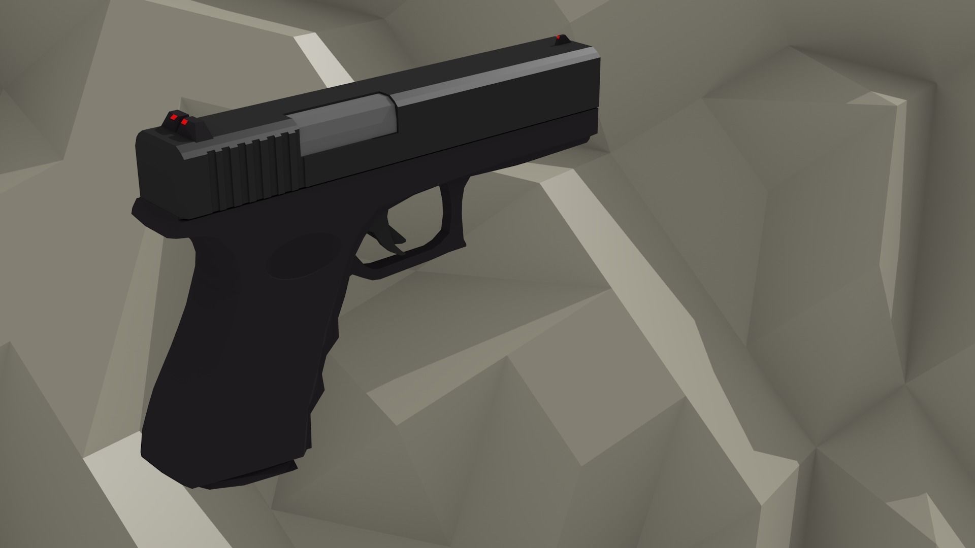 3D model Low-Poly Glock 19 VR / AR / low-poly | CGTrader