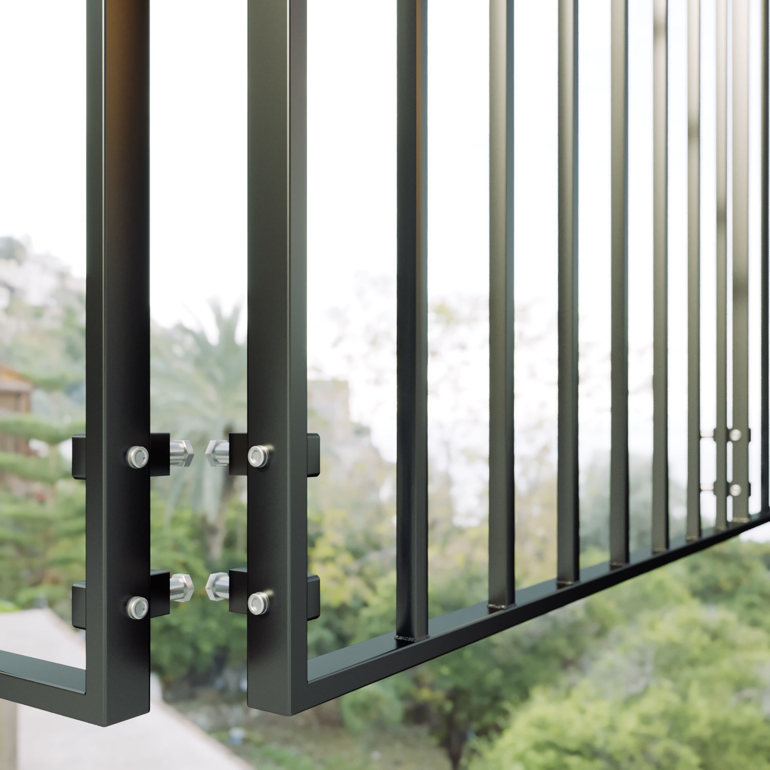 Balcony Railing 3D models for 3ds max 3D model | CGTrader