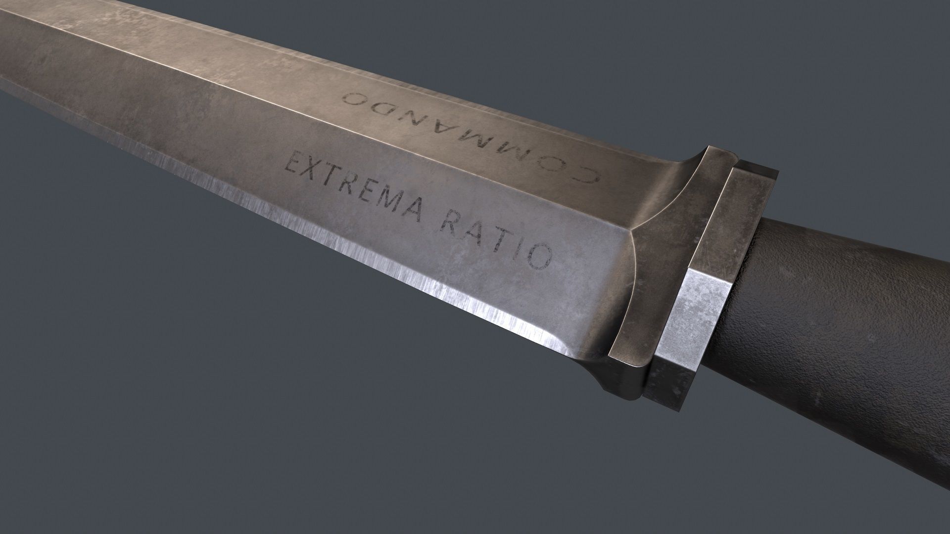 3D model Extrema Ratio ER Commando Knife VR / AR / low-poly | CGTrader