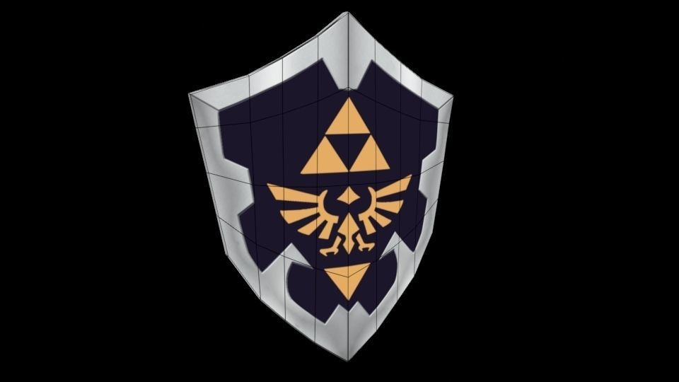 Zelda Link Shield Custom free VR / AR / low-poly 3D model | CGTrader
