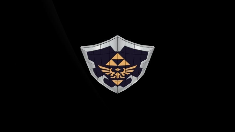 Zelda Link Shield Custom free VR / AR / low-poly 3D model | CGTrader