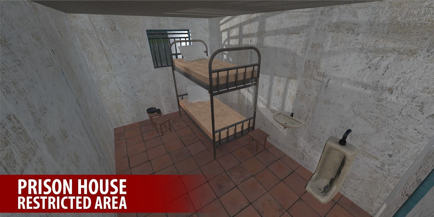 Prison house - restricted area 3D model | CGTrader