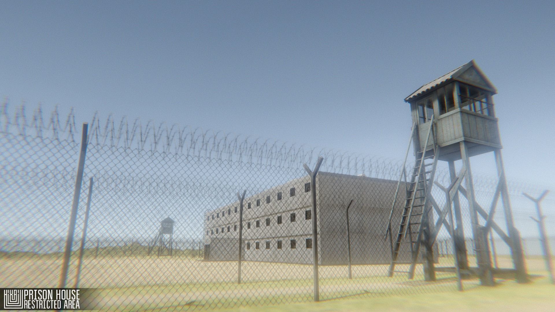 Prison house - restricted area 3D model | CGTrader