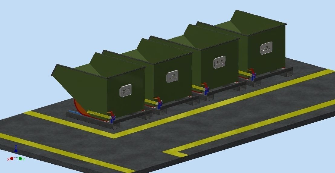 Waste Bunker free 3D model | CGTrader