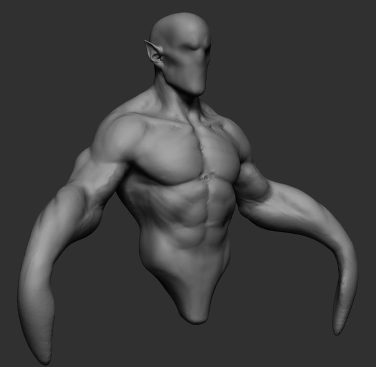 Stylized Body v2 3D model | CGTrader