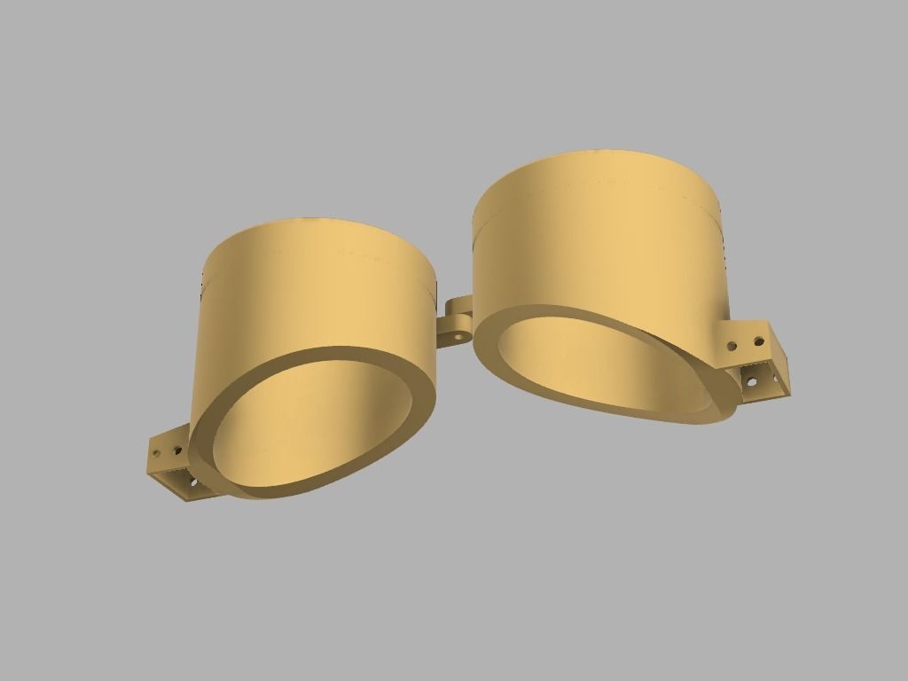 Steampunk Goggles for Costume and Cosplay 3D model 3D printable | CGTrader