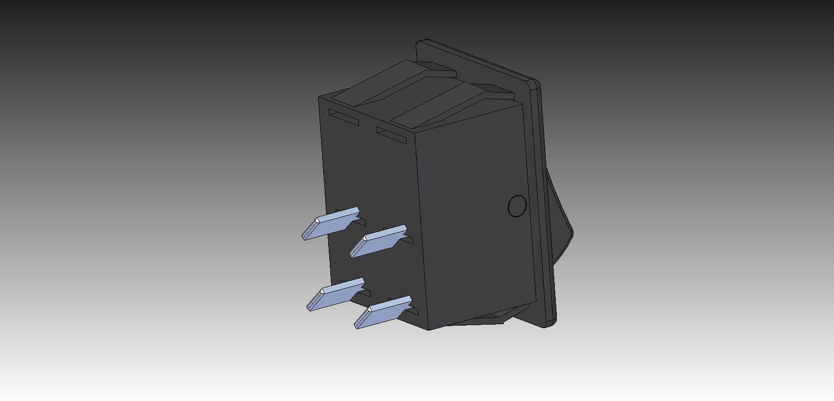 Rocker Switch free 3D model | CGTrader