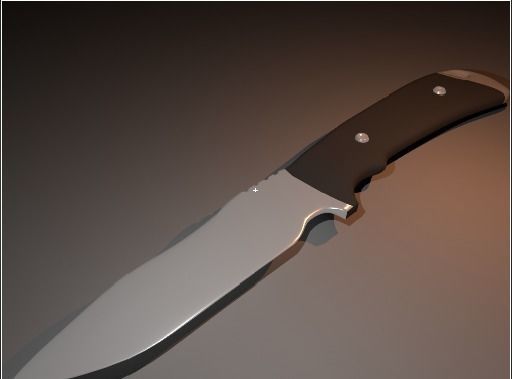 3D model Low poly knife VR / AR / low-poly | CGTrader