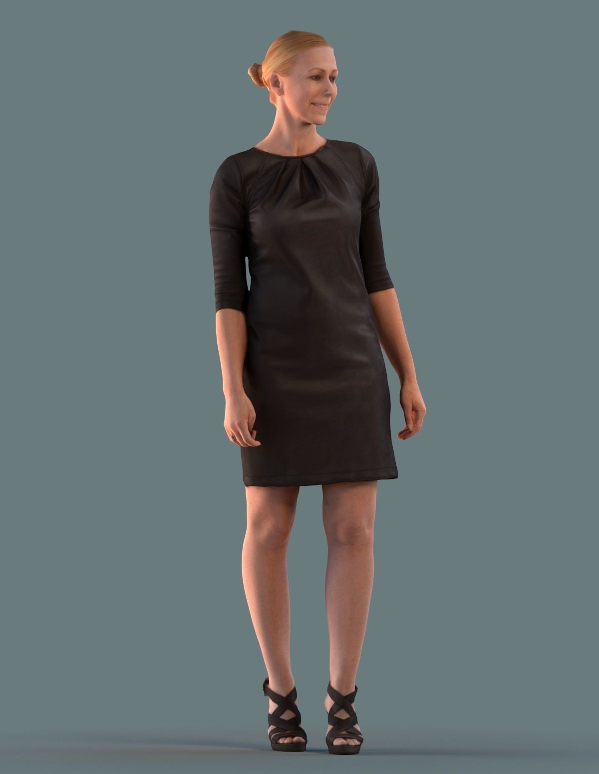 3D model Set of standing lowpoly 3D women VR / AR / low-poly | CGTrader