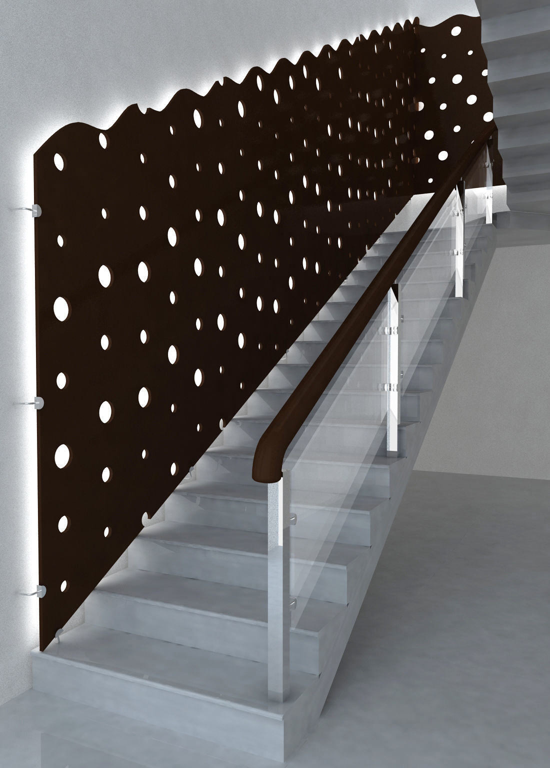 staircase mockup 3D model | CGTrader