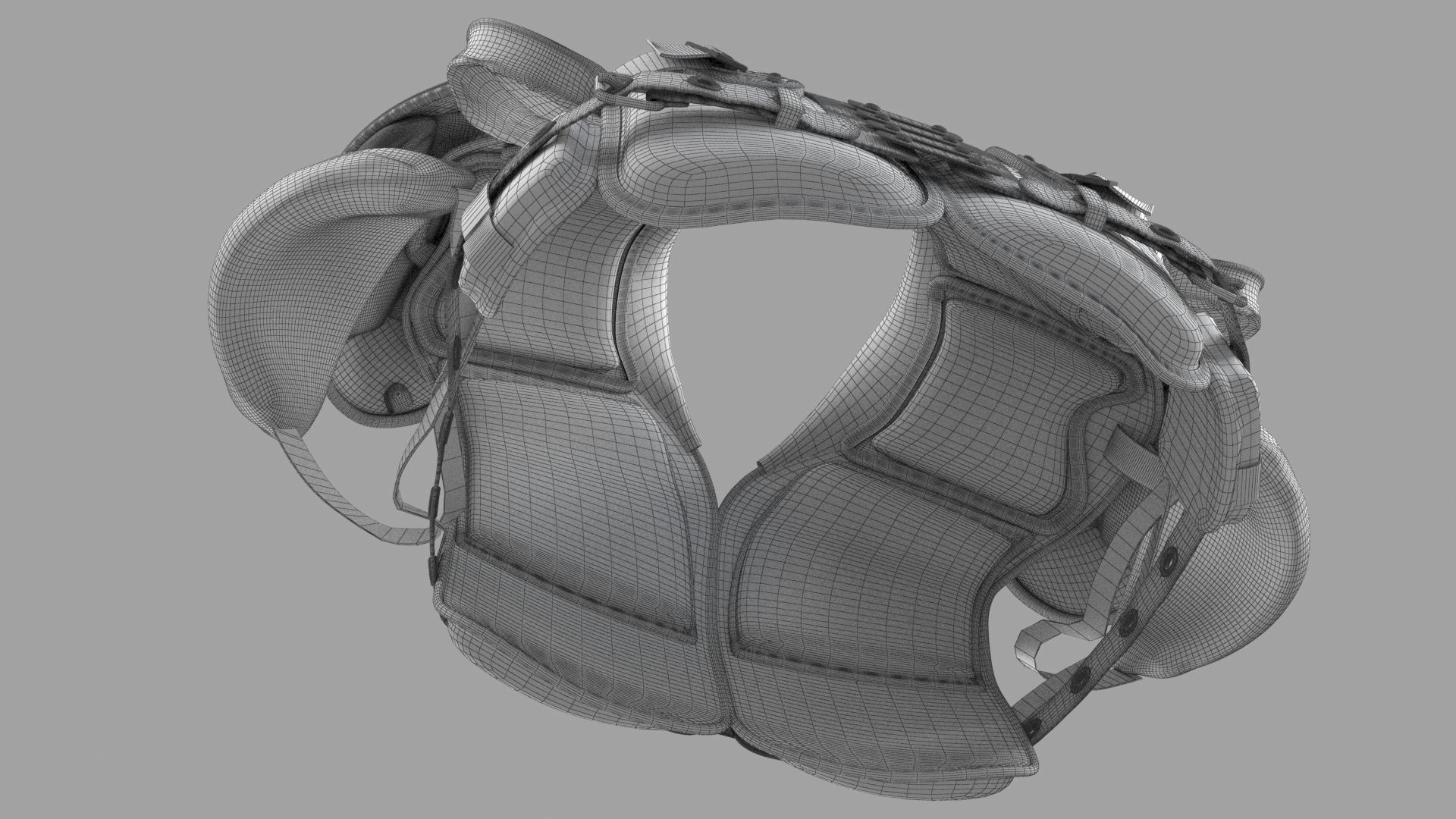 Football Shoulder Pad 3D model | CGTrader
