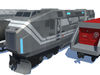 3D model Sci-fi Train Set VR / AR / low-poly | CGTrader