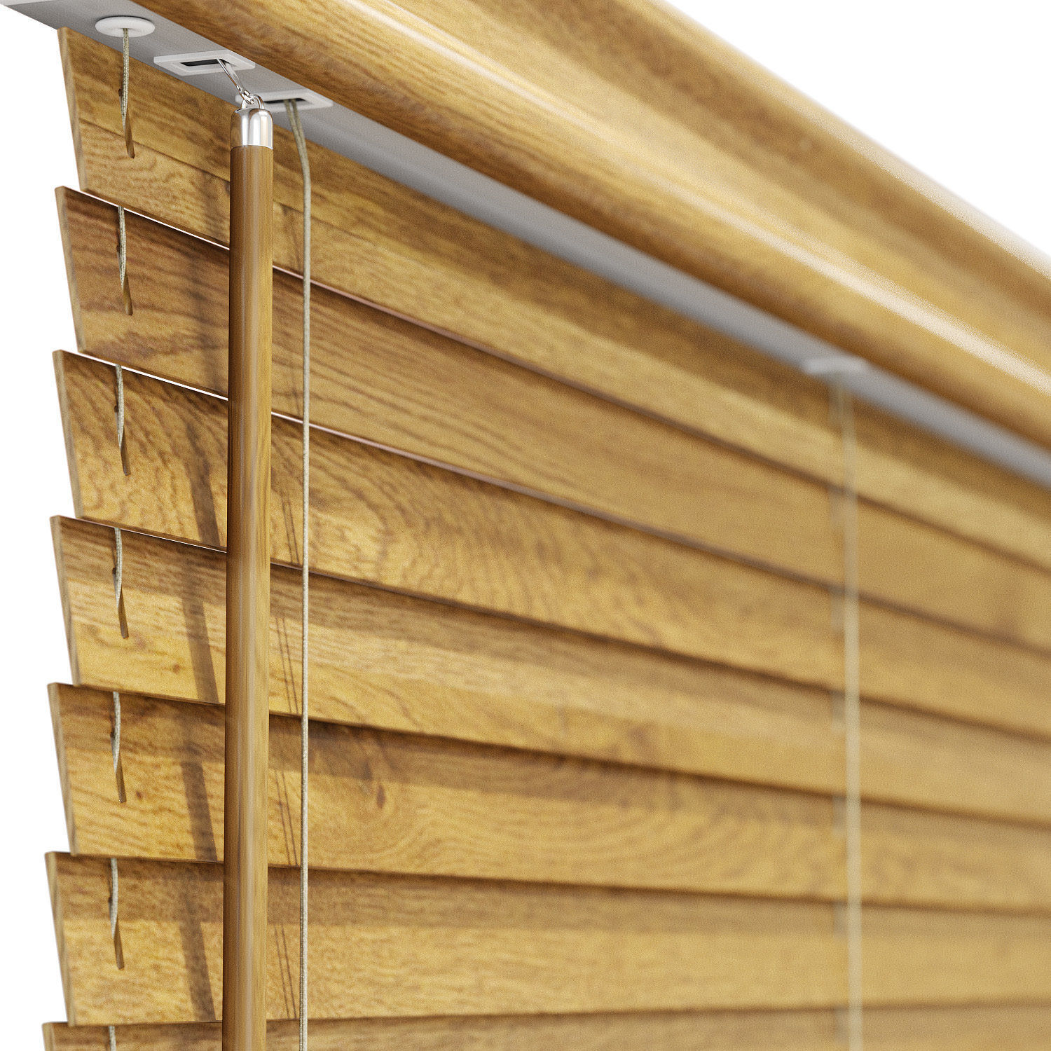 Wooden Jalousie 3D model | CGTrader