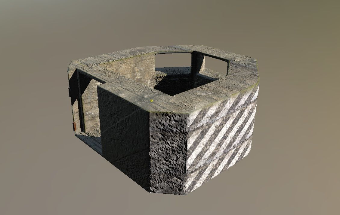 3D model Military zombie apocalypse fortification Game ready VR / AR ...