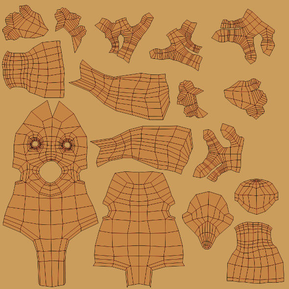 Cartoon Monster Base Mesh 3D model | CGTrader