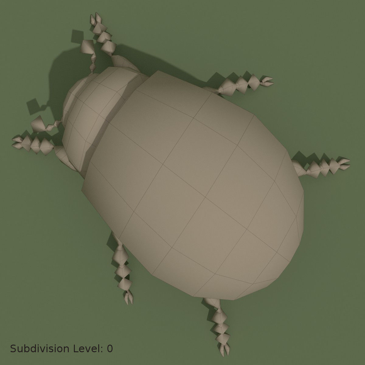 3D model LowPoly Ladybug VR / AR / low-poly | CGTrader