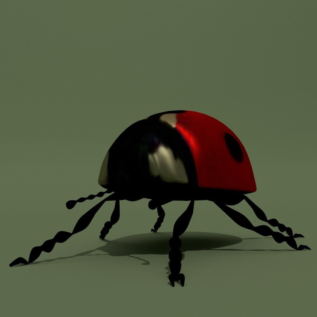 3D model LowPoly Ladybug VR / AR / low-poly | CGTrader