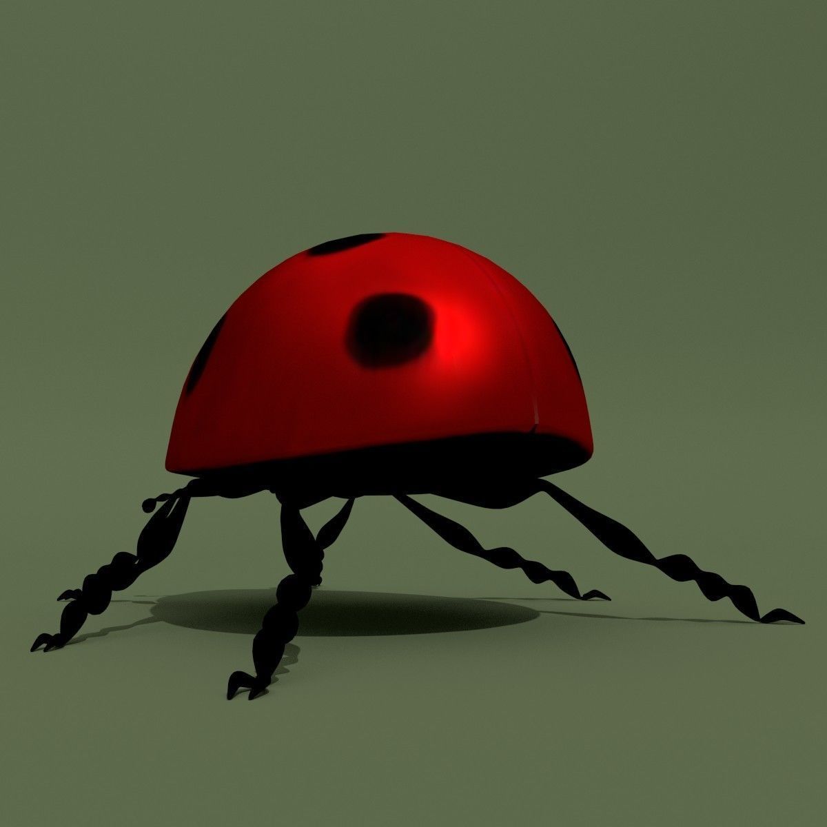 3D model LowPoly Ladybug VR / AR / low-poly | CGTrader