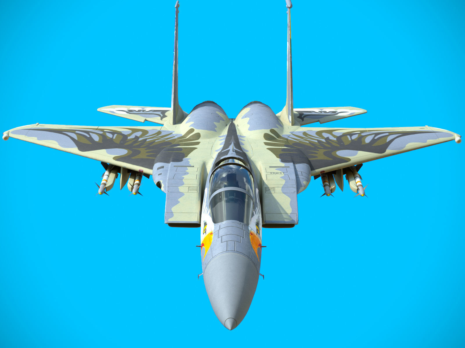 McDonnell Douglas F-15C Eagle Oregon Ang 75th Anniversary 3D model ...