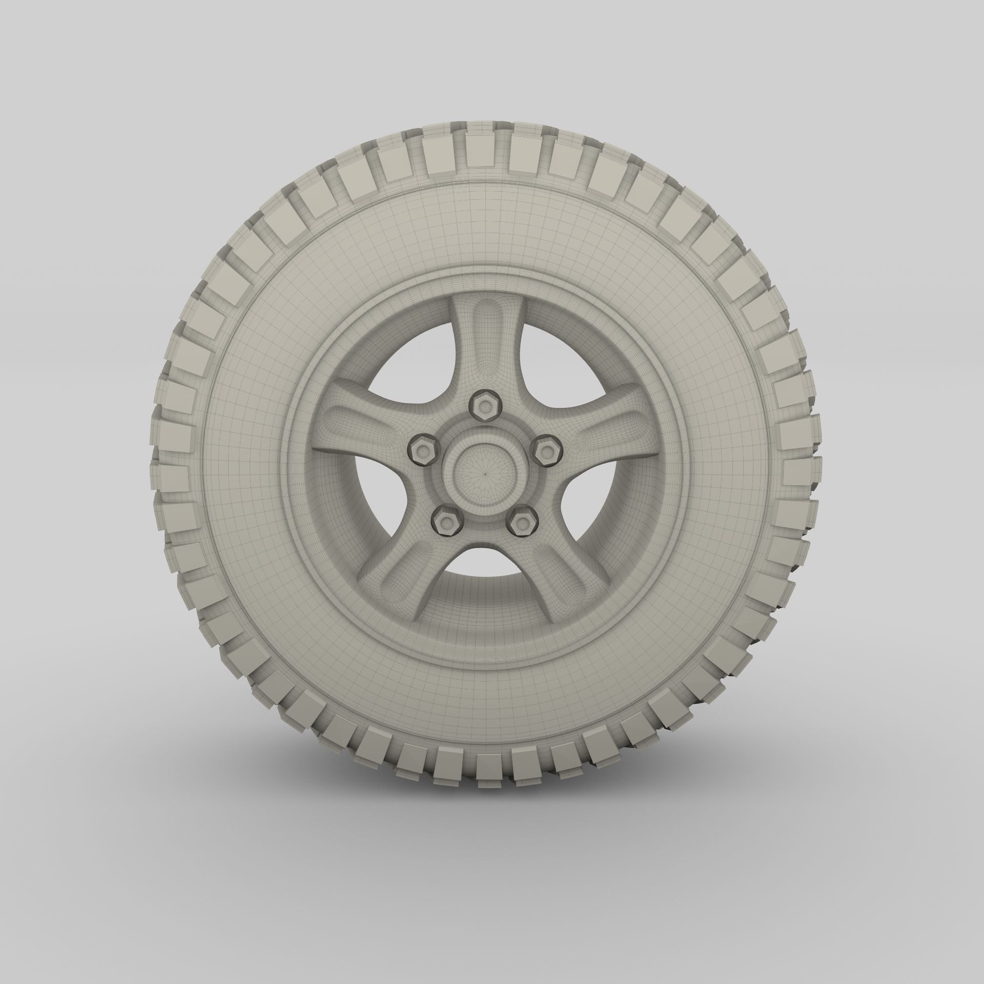 Offroad Alloy Wheel MUD 3D model | CGTrader