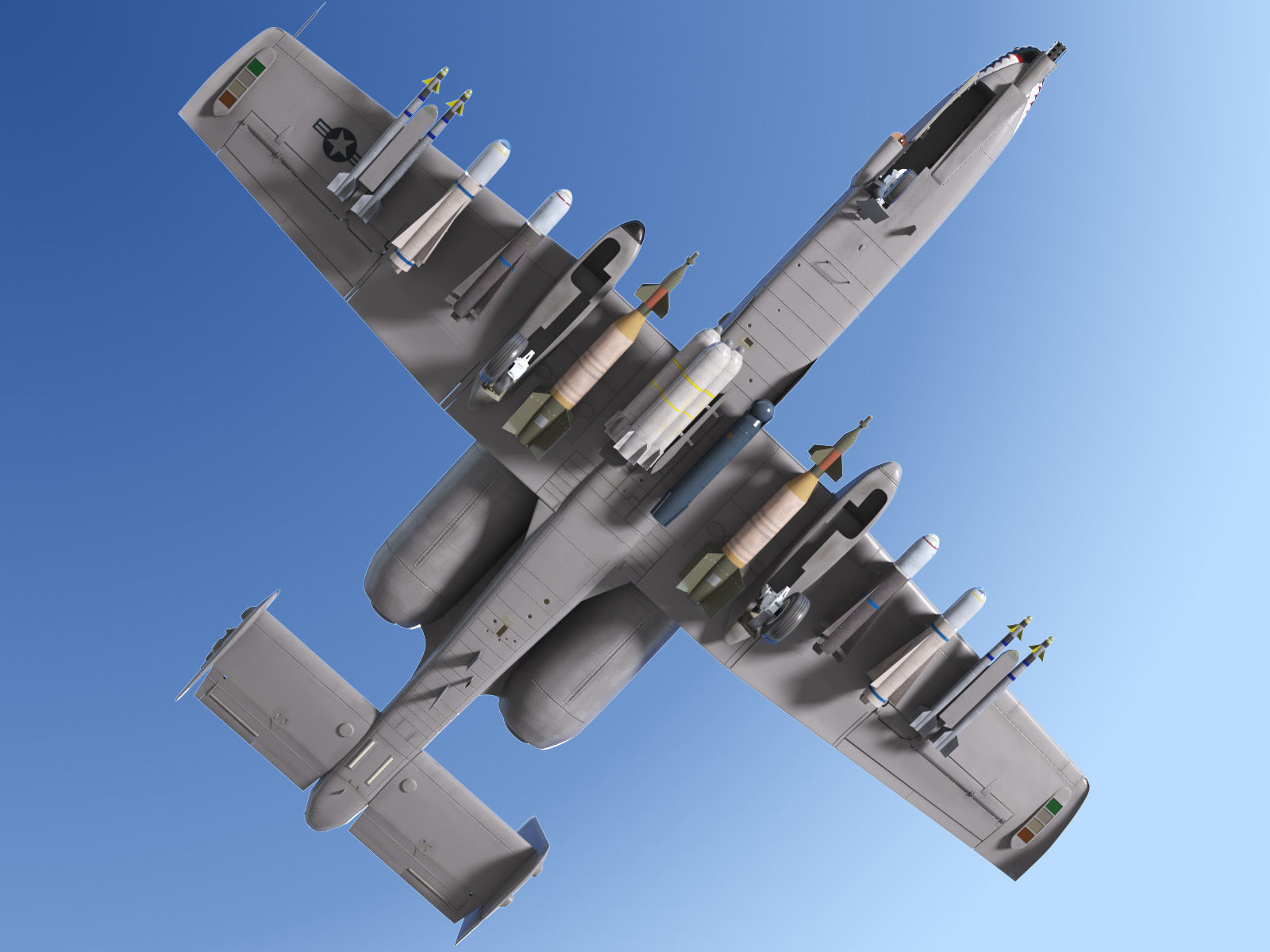 Fairchild Republic A-10 Thunderbolt II 3D model | CGTrader