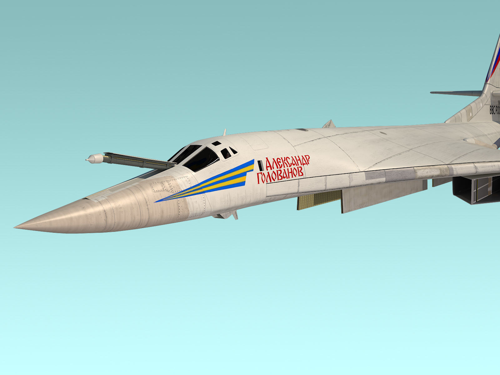 Tupolev Tu 160 Russian Strategic Bomber 3D model | CGTrader