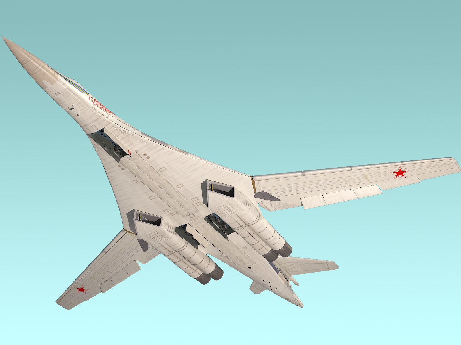 Tupolev Tu 160 Russian Strategic Bomber 3D model | CGTrader