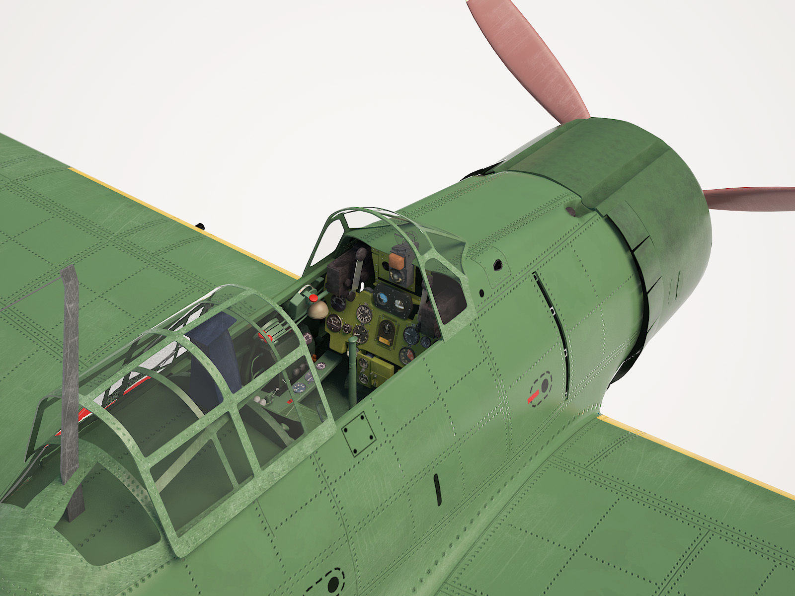 Mitsubishi A6M2 Zero 3D model | CGTrader