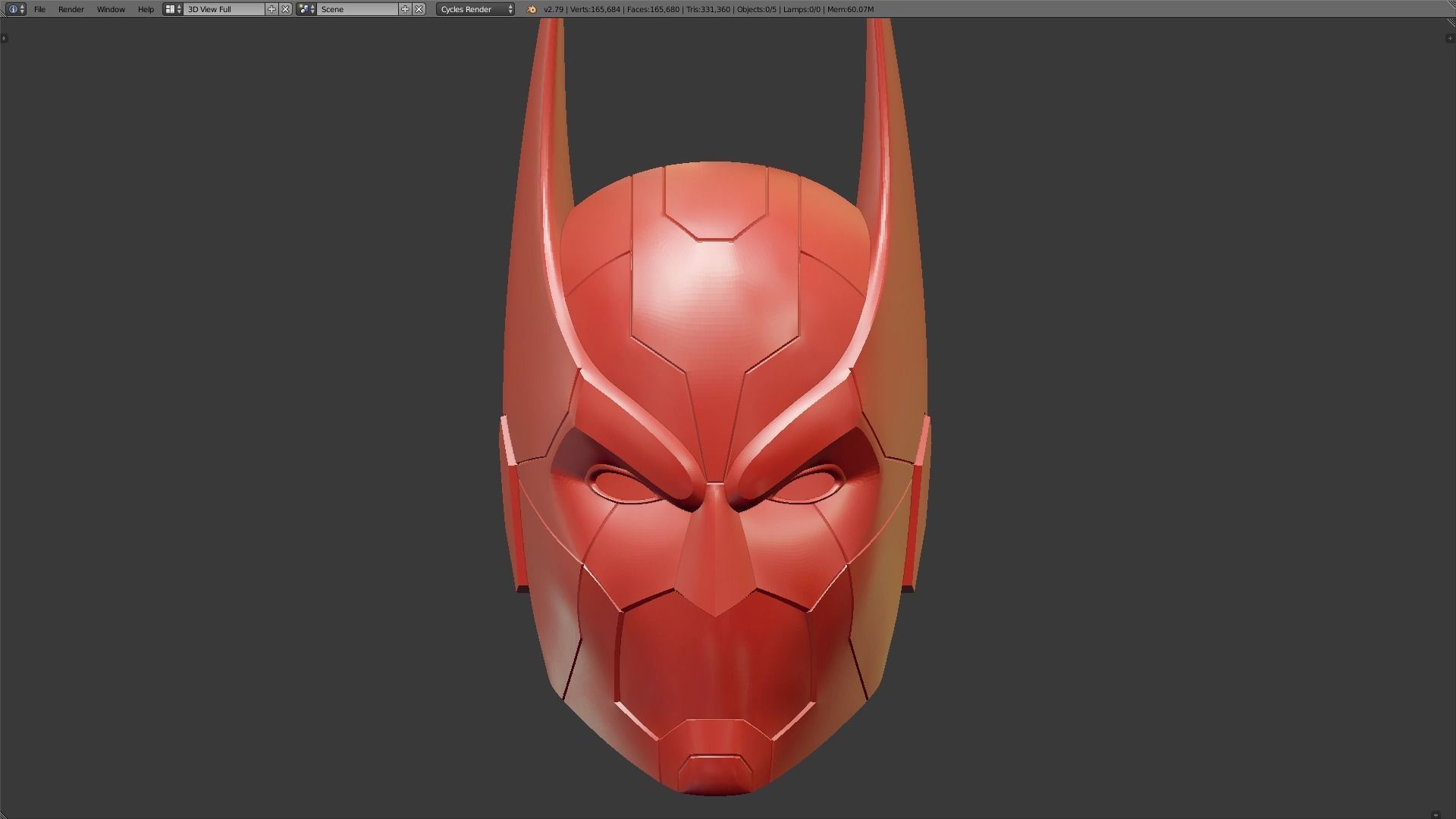 Batman Beyond Helmet 3D model 3D printable | CGTrader