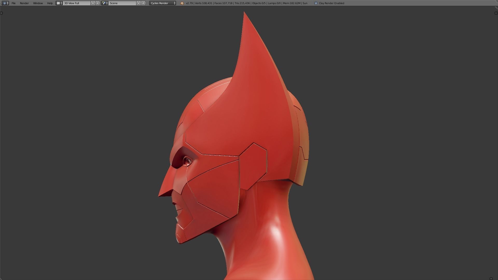 Batman Beyond Helmet 3D model 3D printable | CGTrader