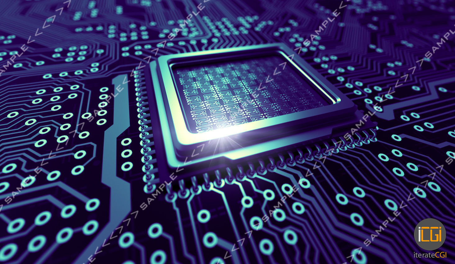 Quantum processor 3D model | CGTrader