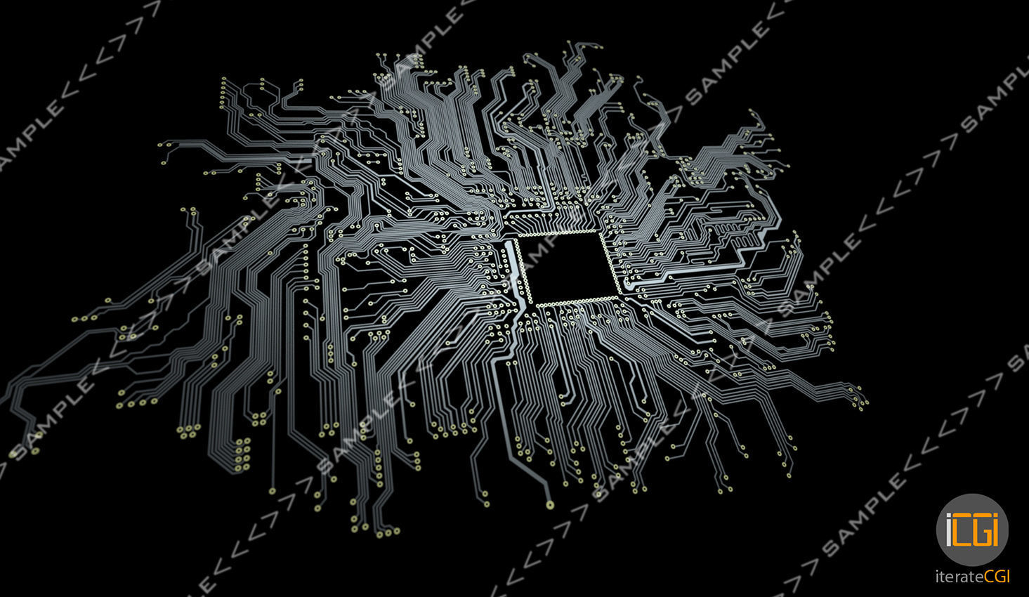 Quantum processor 3D model | CGTrader