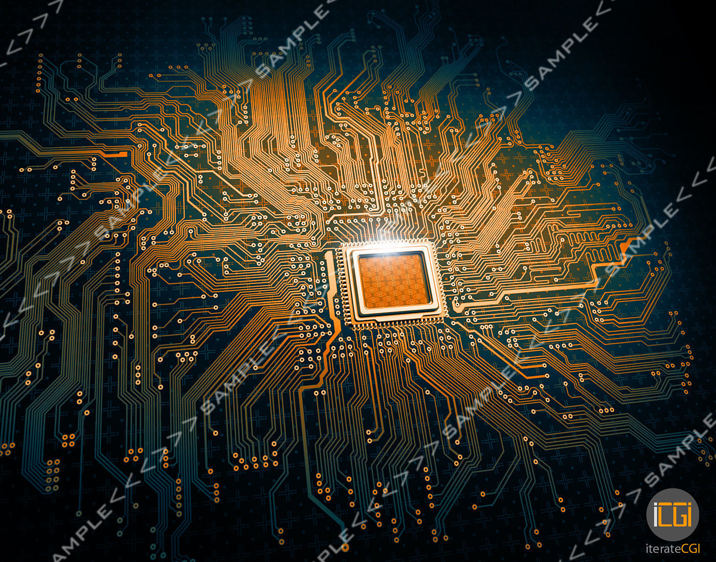 Quantum processor 3D model | CGTrader