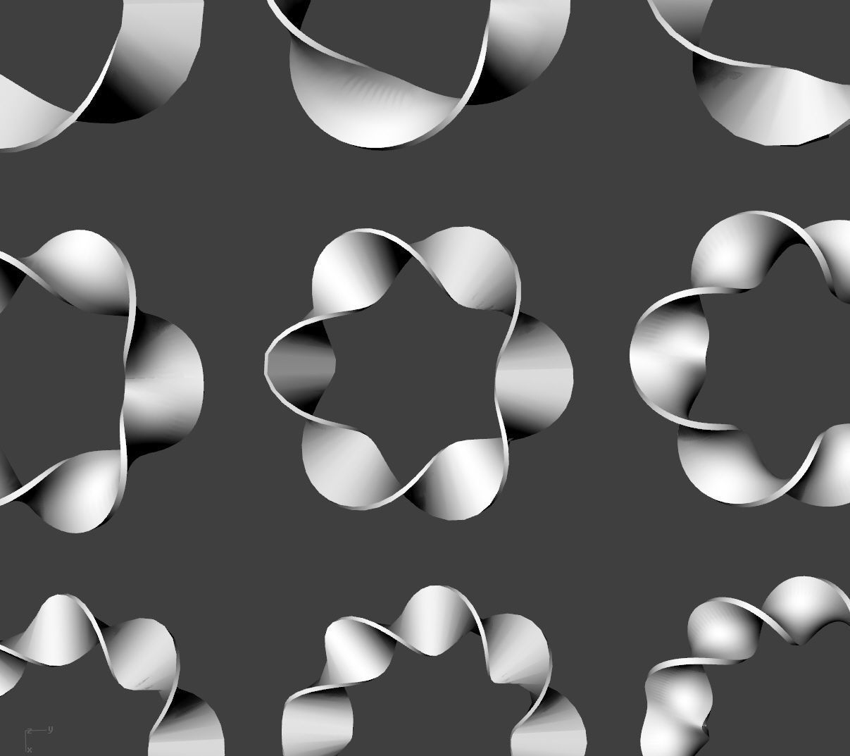 Mobius Ribbon 3D model 3D printable | CGTrader