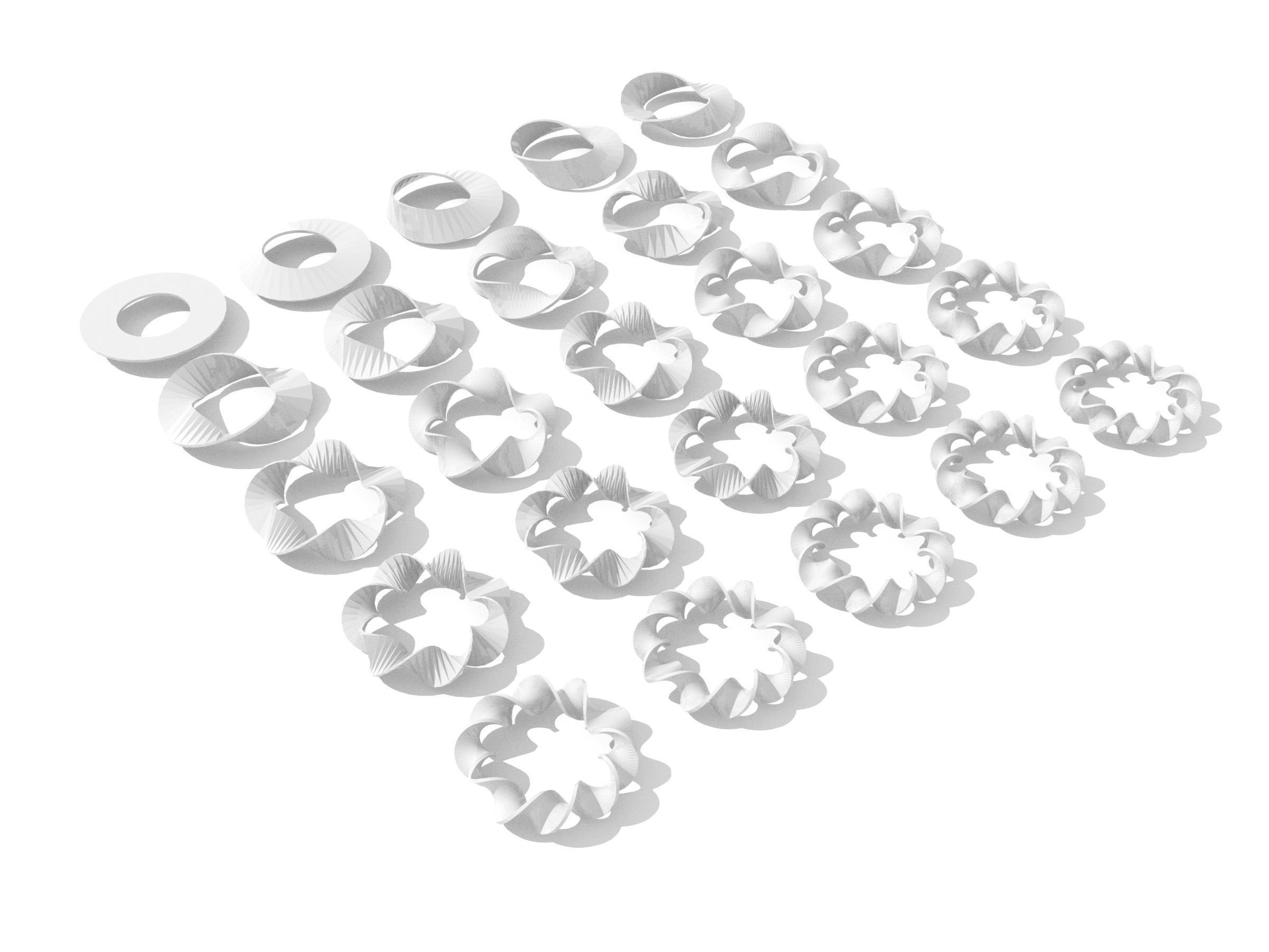 Mobius Ribbon 3D model 3D printable | CGTrader