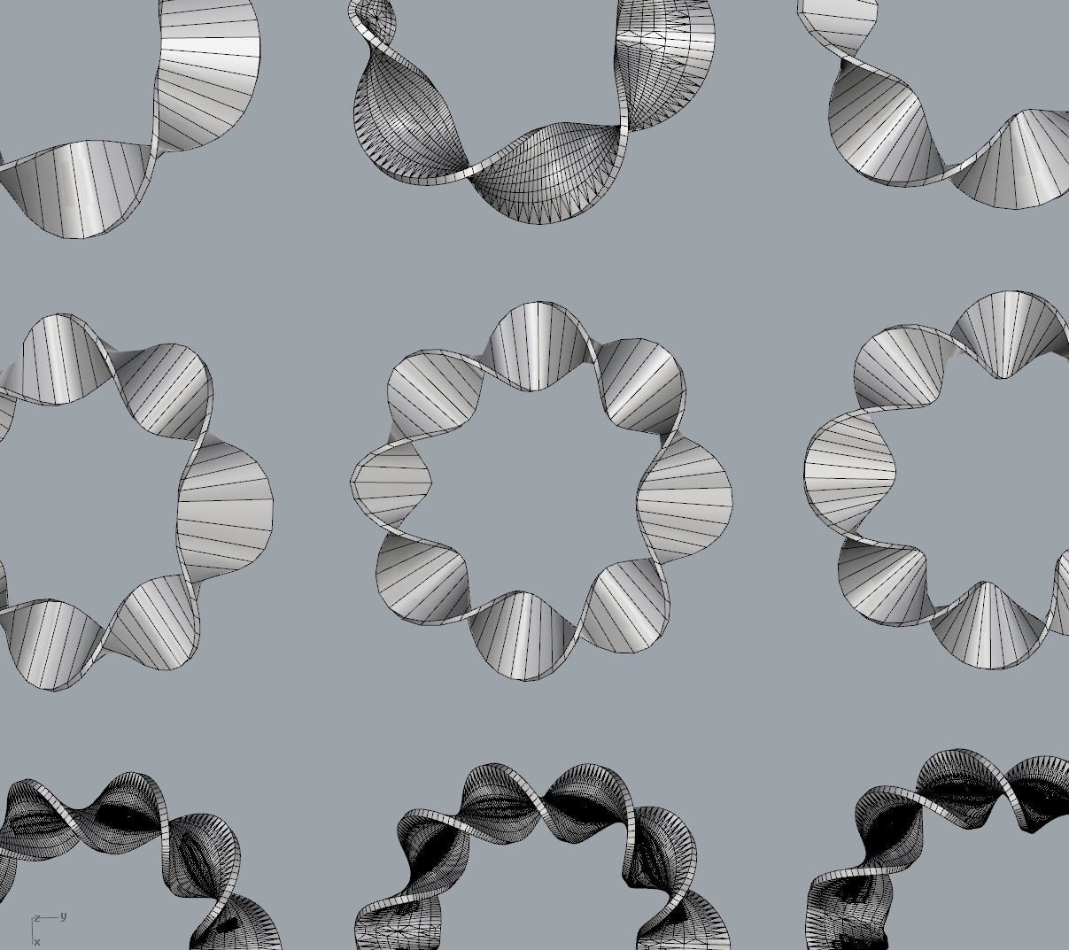Mobius Ribbon 3D model 3D printable | CGTrader