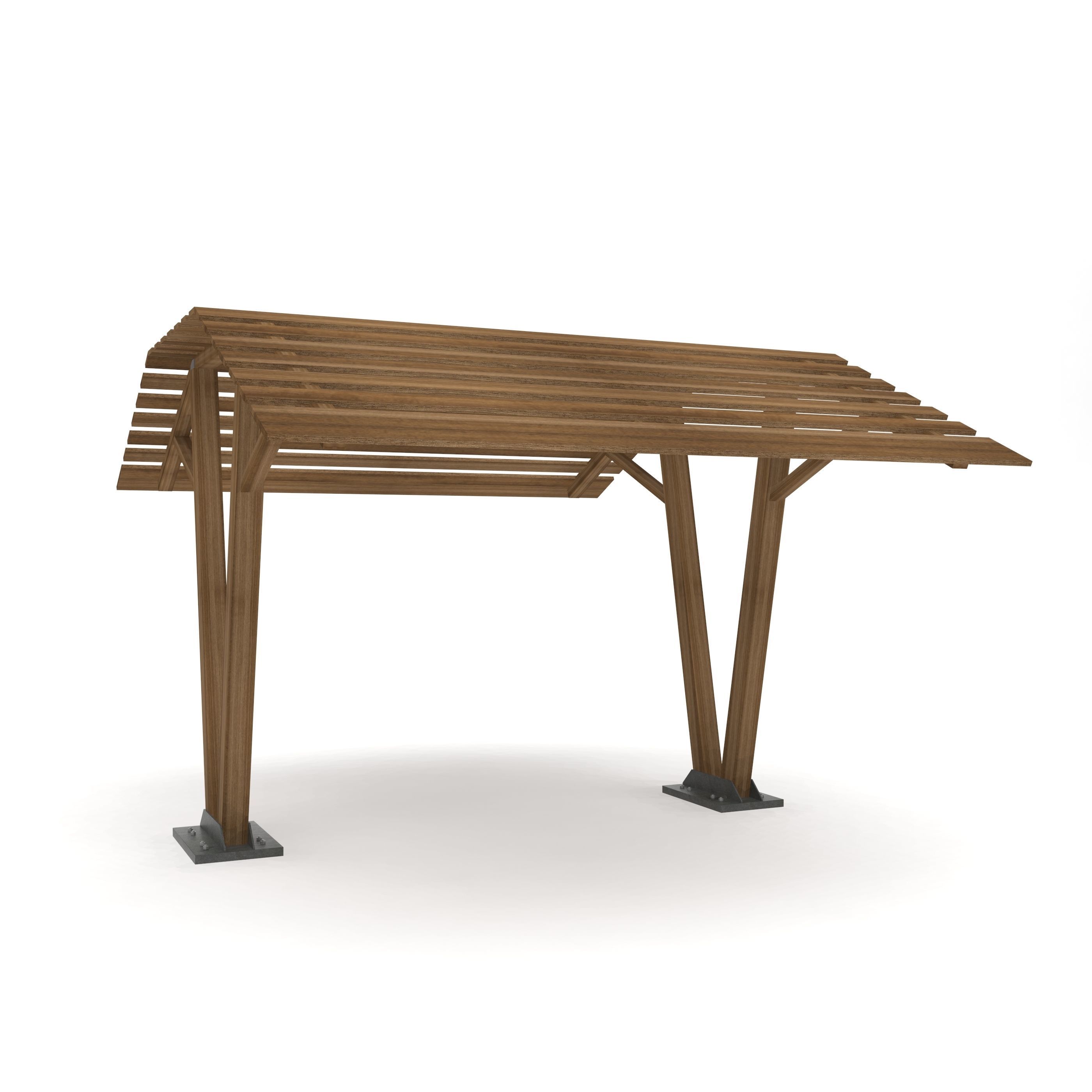 Wood Canopy 3D model | CGTrader