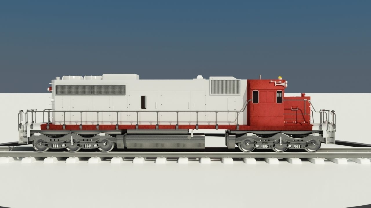 Train Engine SOO 777 3D model | CGTrader