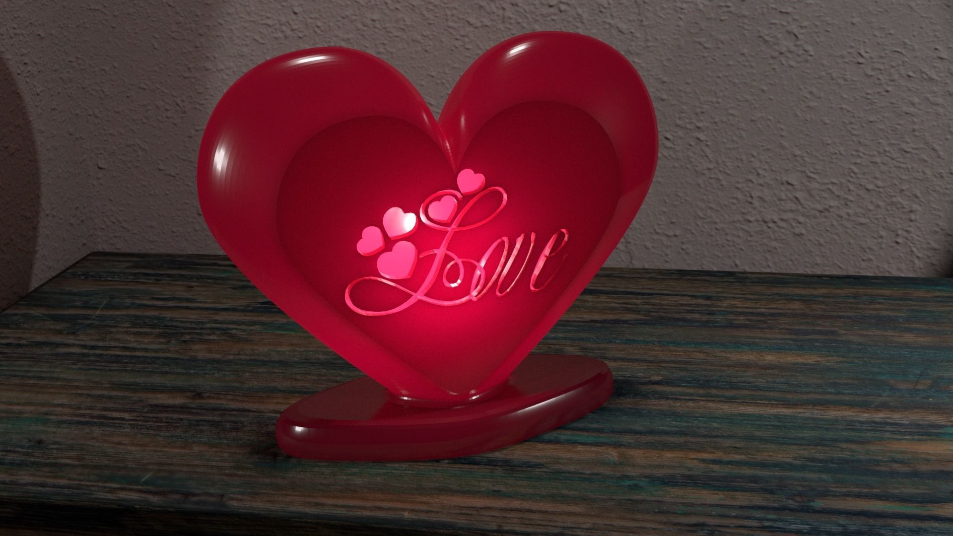 statue Heart 3D model 3D printable | CGTrader