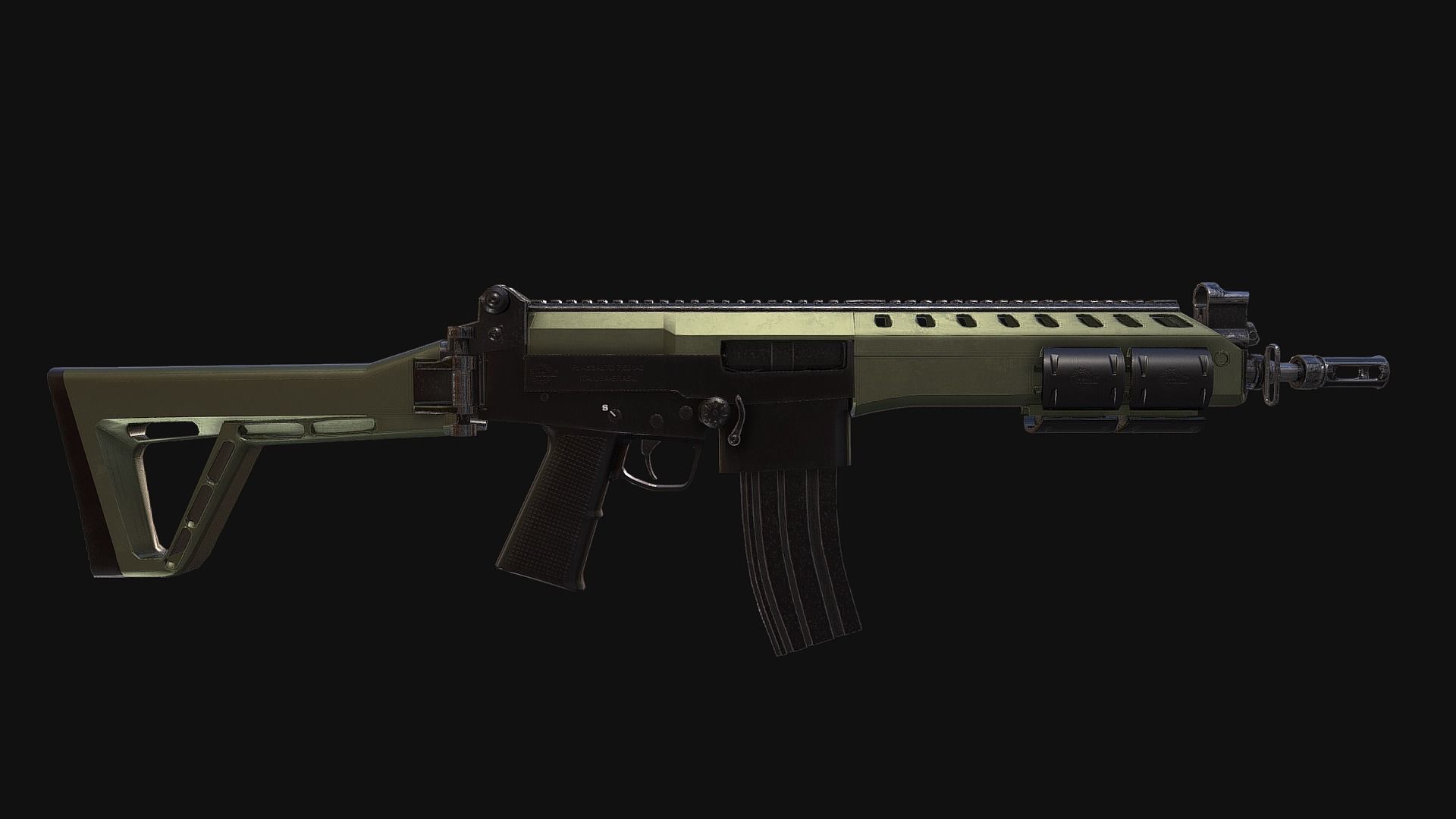 Brazillian - IA2 Rifle free VR / AR / low-poly 3D model | CGTrader