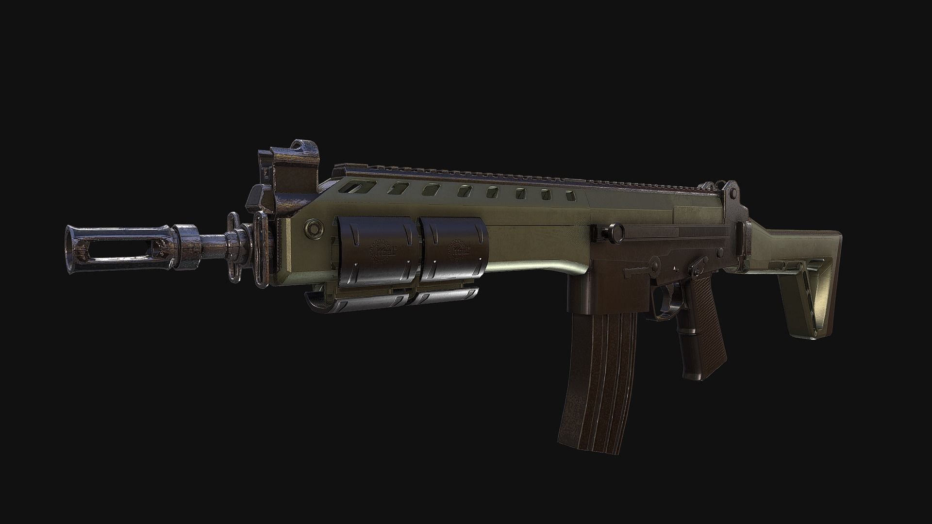 Brazillian - IA2 Rifle free VR / AR / low-poly 3D model | CGTrader