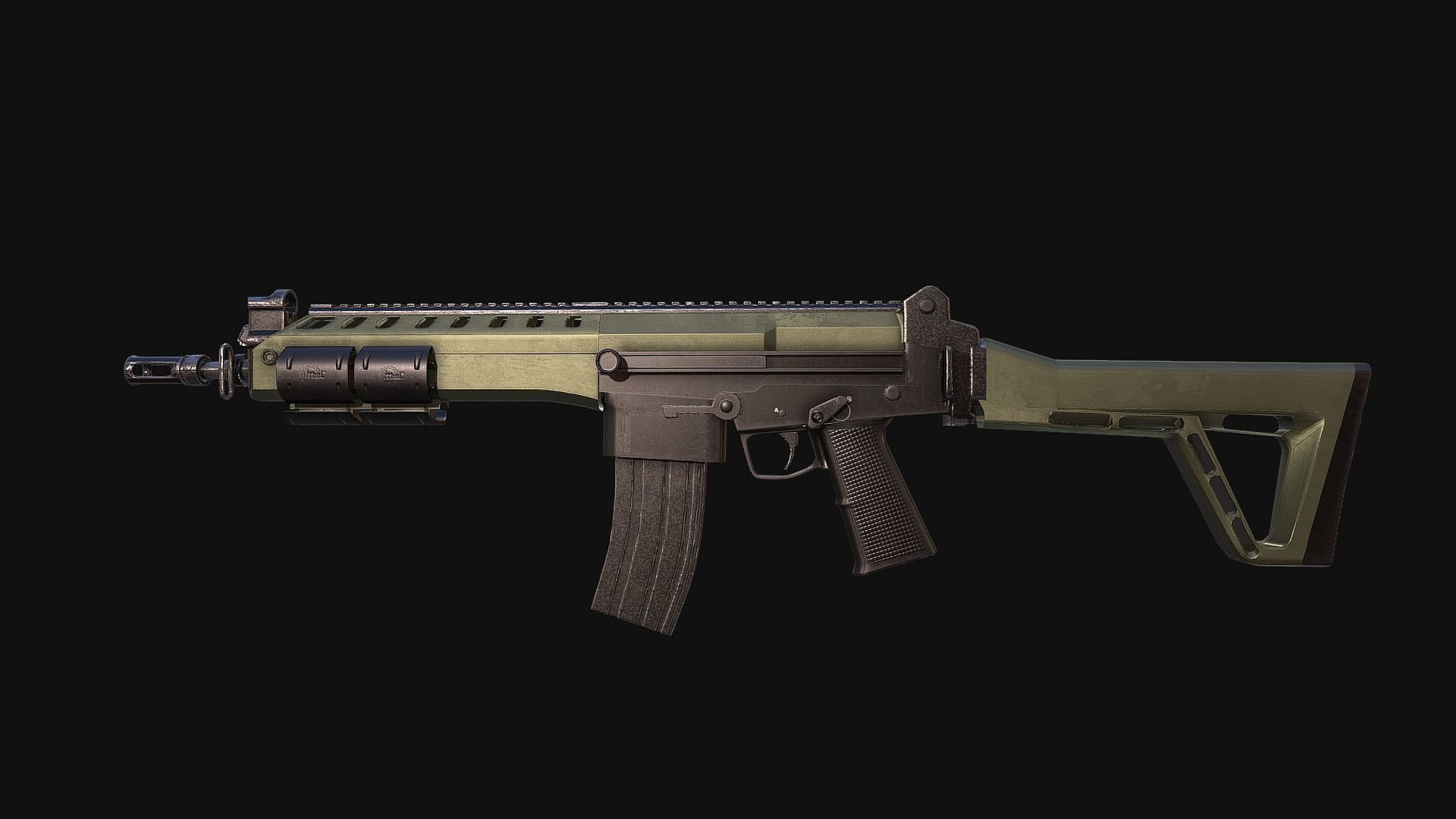 Brazillian - IA2 Rifle free VR / AR / low-poly 3D model | CGTrader