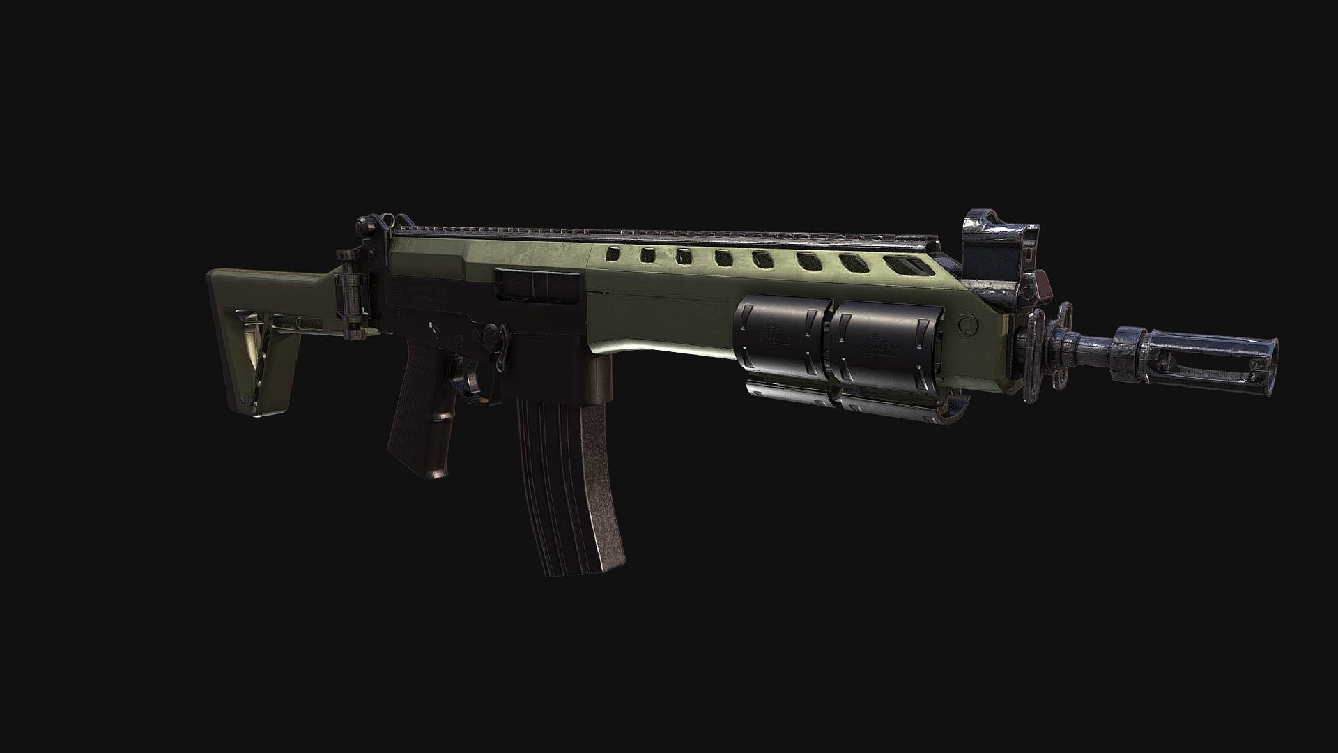 Brazillian - IA2 Rifle free VR / AR / low-poly 3D model | CGTrader