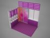 Exhibition stand octanorm maxima 4x3 m 3D model | CGTrader