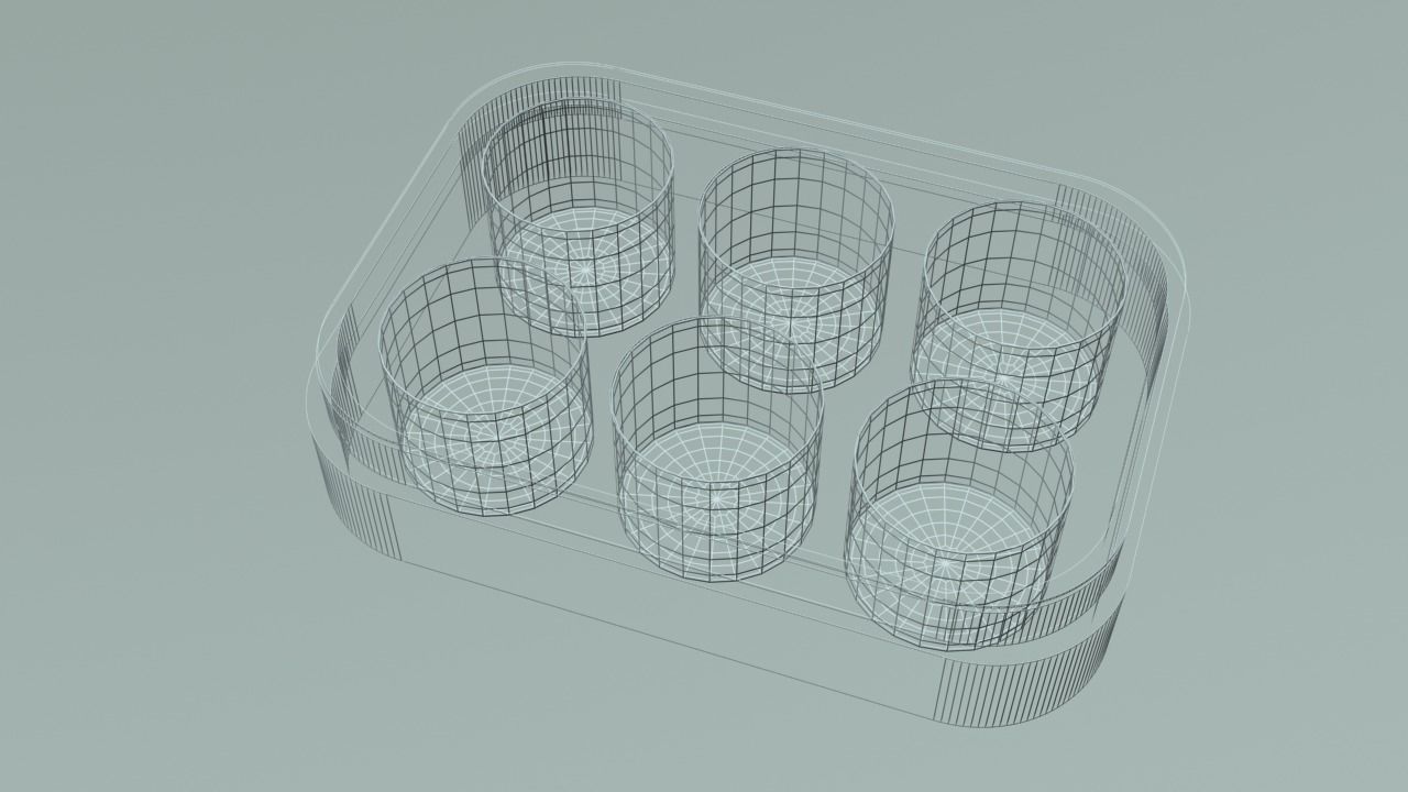 6 Wells Plate 3D model | CGTrader