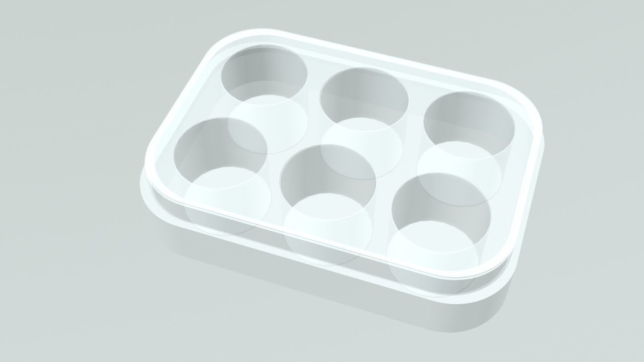 6 Wells Plate 3D model | CGTrader