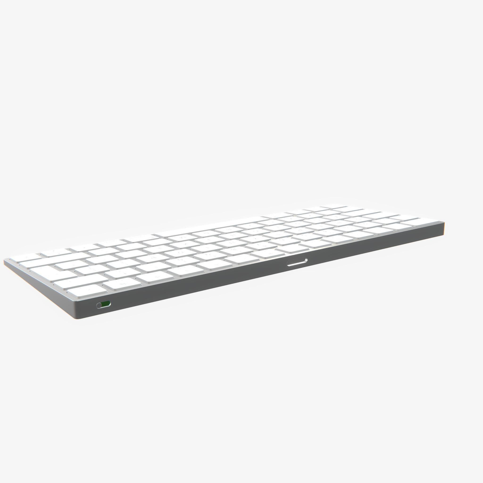 Highly detailed Apple Keyboard PBR 3D model | CGTrader