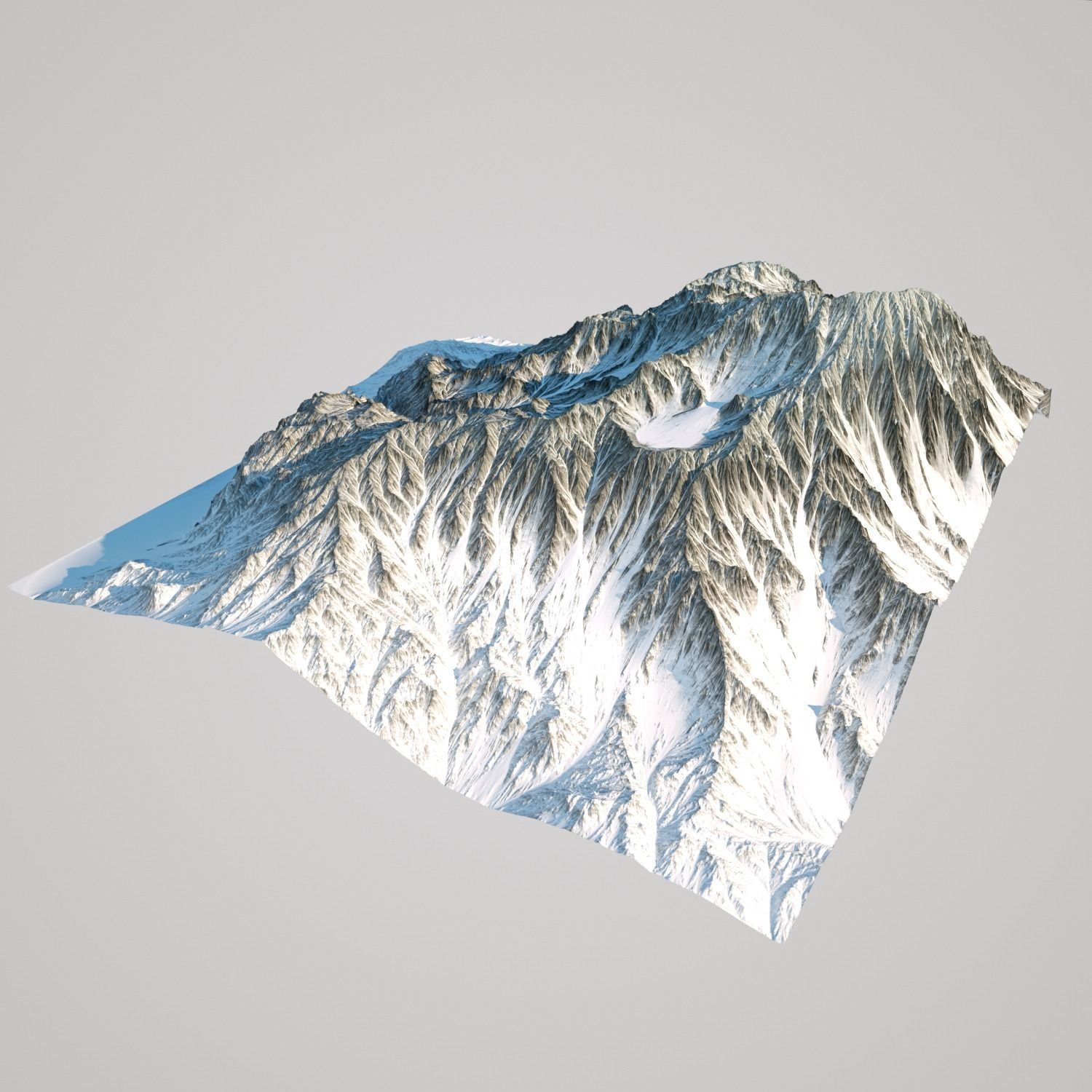 3D Mountain And Texture - high Poly 3D model | CGTrader