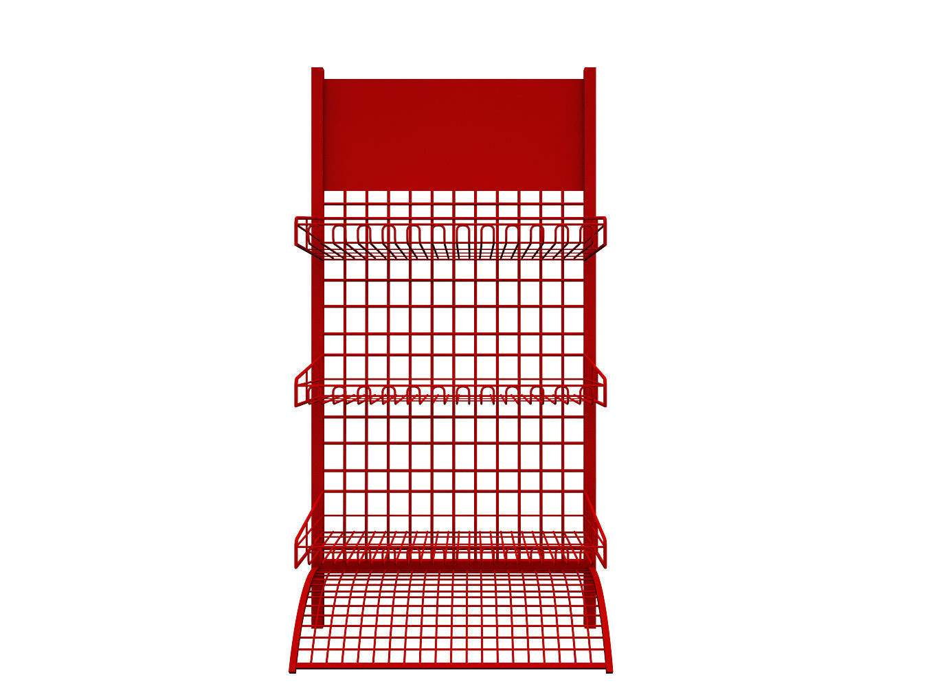Promotional display racks 3D model | CGTrader
